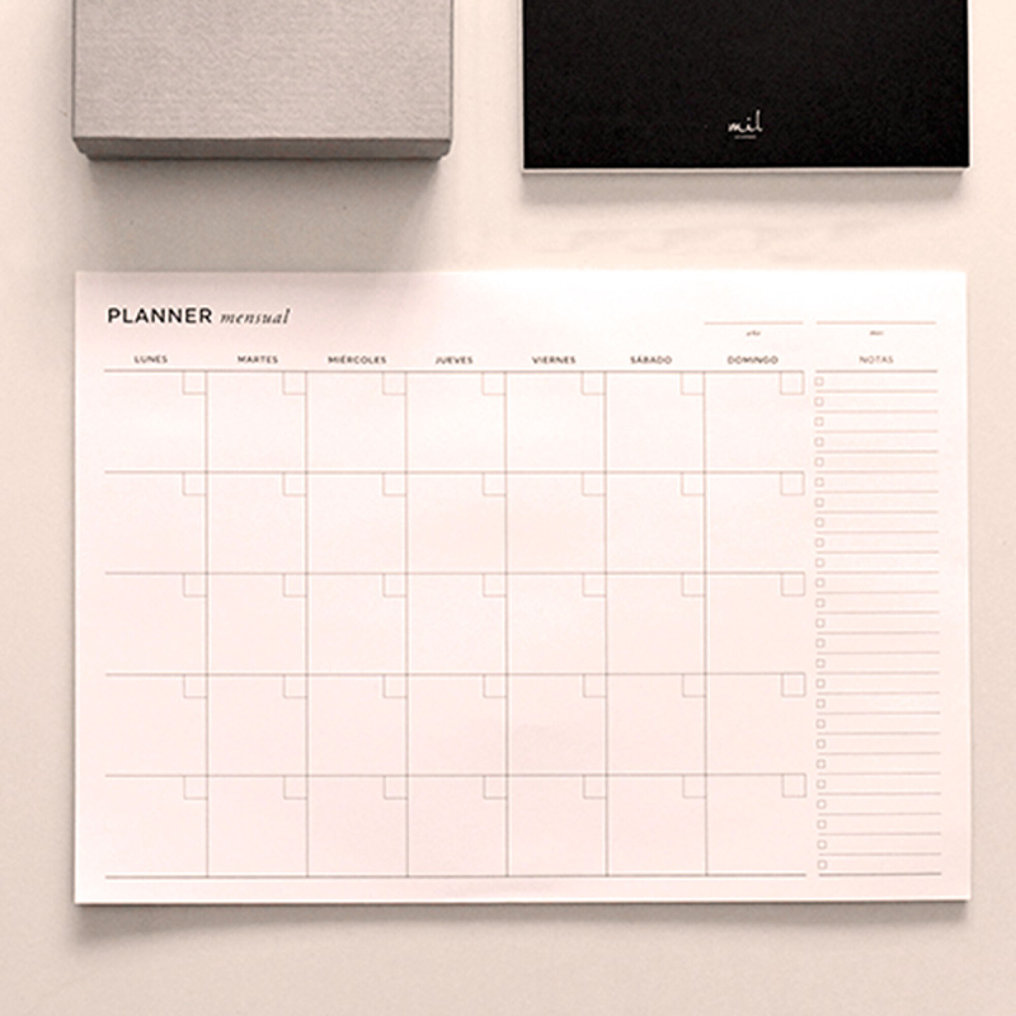 Planner Mensual — Organiza Simple