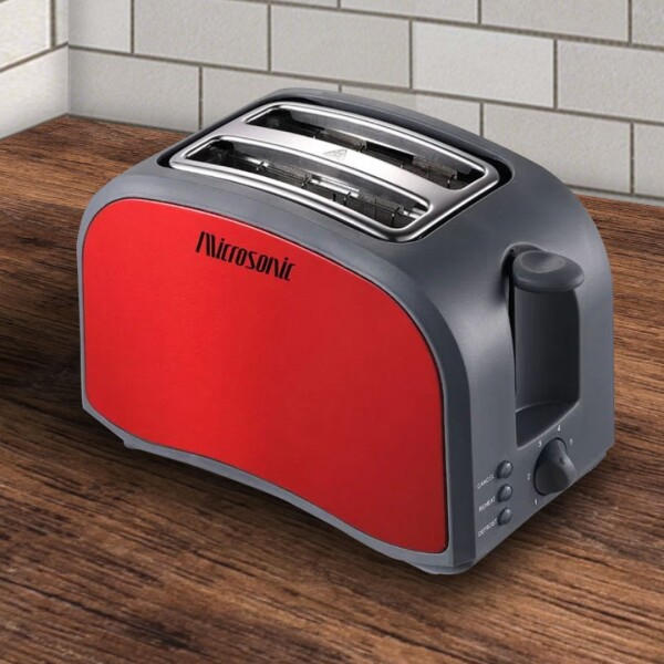 Tostadora Microsonic 2 Panes 6 Niveles - ROJO — Dimm