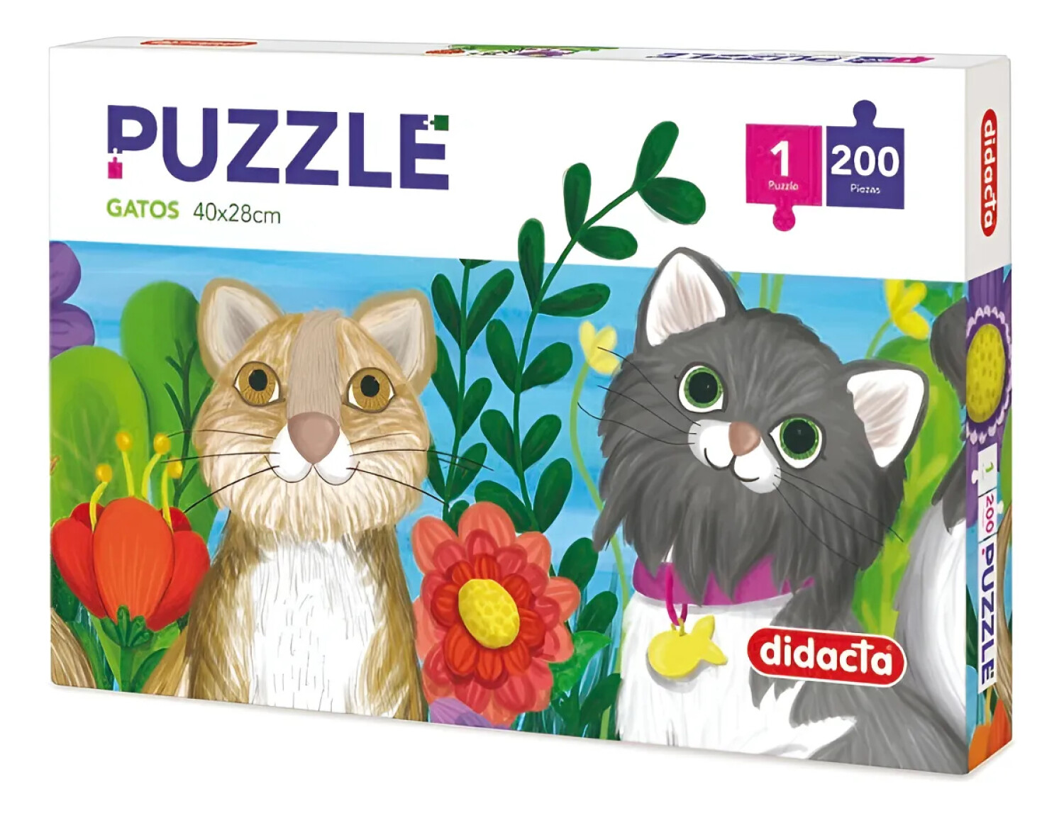 Puzzle Infantil Clásico Gatos Didacta — AdelEste