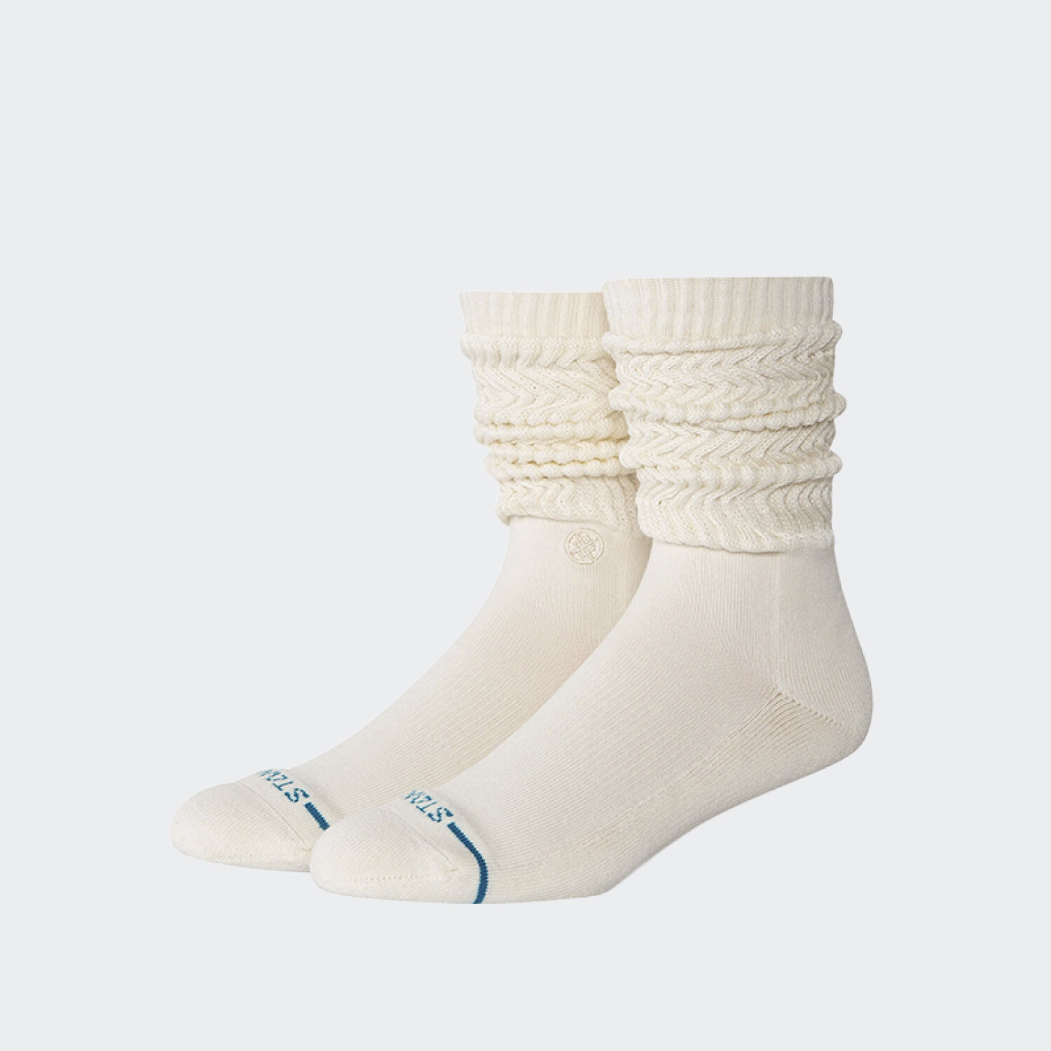 Medias Stance Icon Slouch - Blanco — Inbox