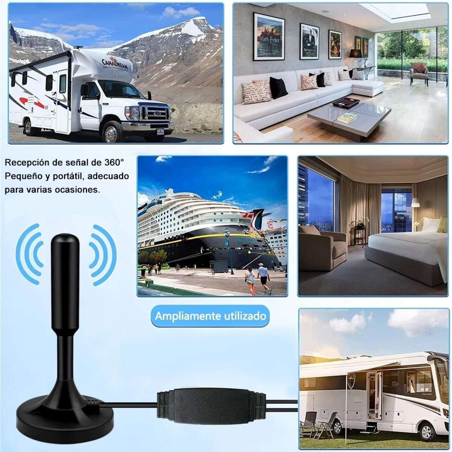 ANTENA INTERIOR LEDSTAR BOOSTER LTV-533U — Dimm