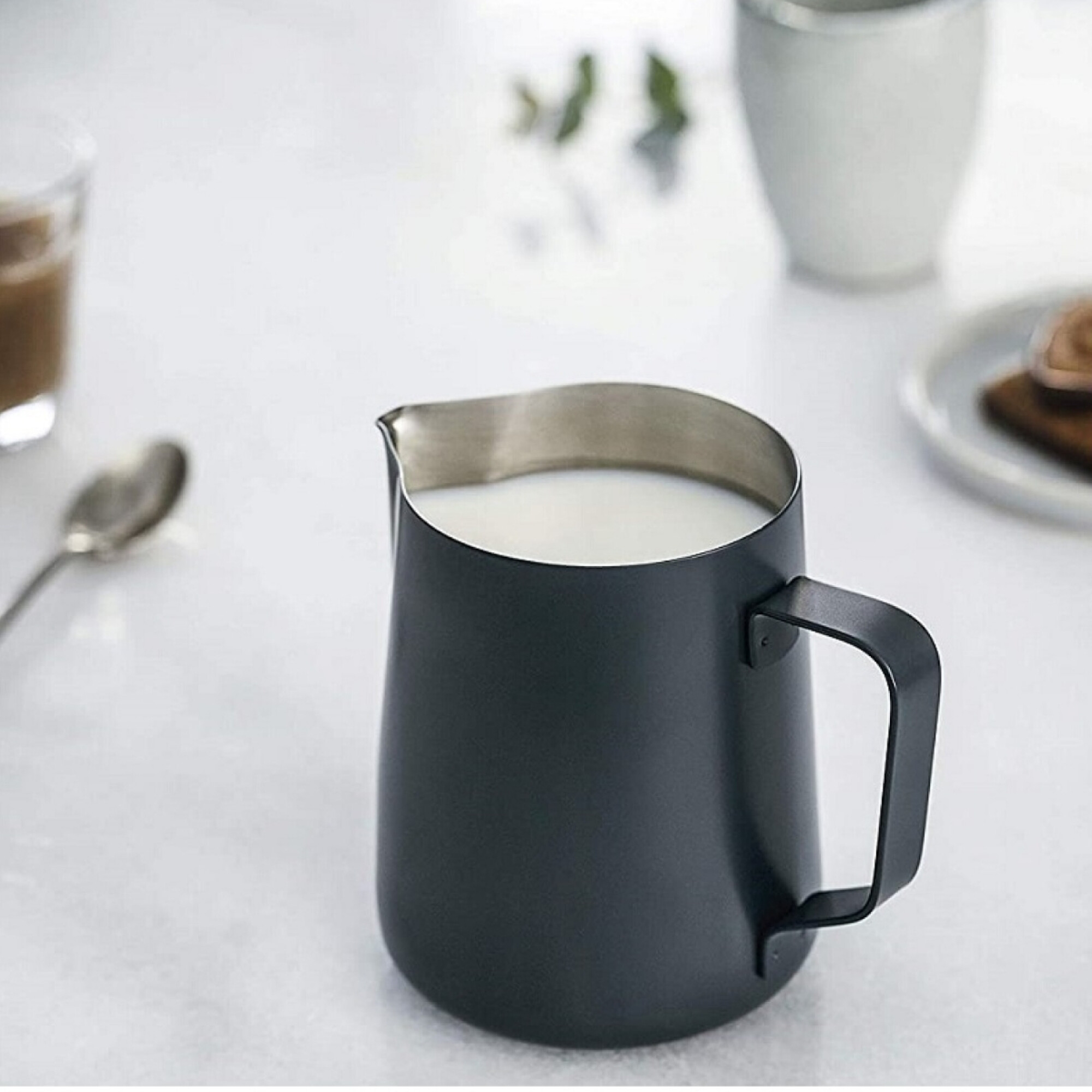 Lechera inoxidable Grey — Amo cocinar