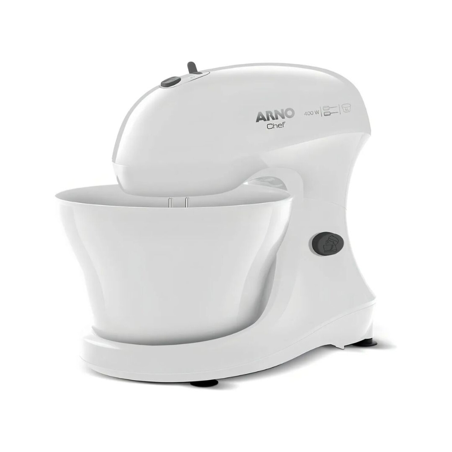 Batidora Superchef Arno | Potencia de 400w | Bowl de 5 Lts.| Color ...