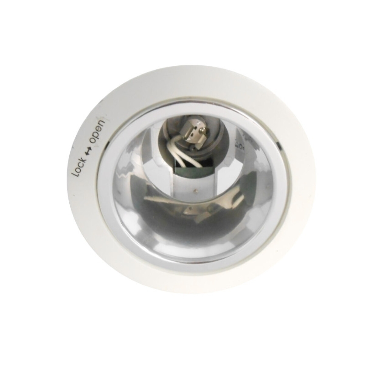 Luminaria de embutir dicroica redonda blanca 50W - NV1002 — Fivisa