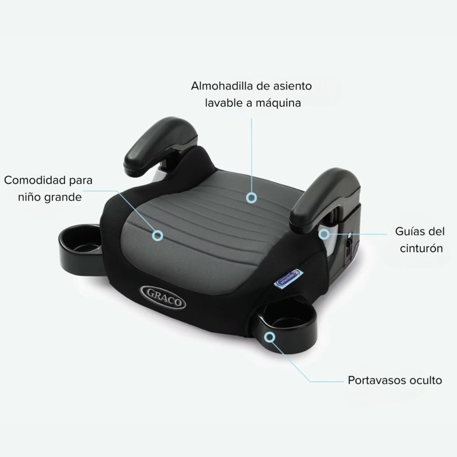 Graco Turbobooster 2.0 Asiento Elevador Sin Respaldo — Electroventas