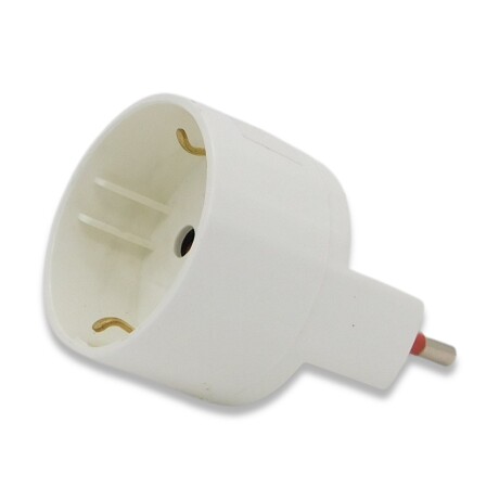 Ficha adaptador modular schuko polarizad — Multi Soluciones