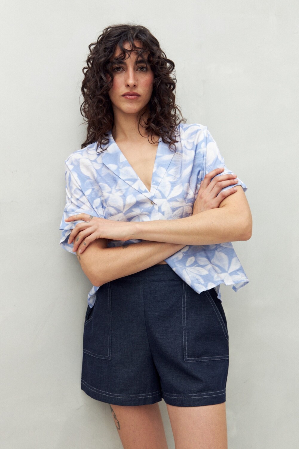 SHORT VIKTOR - Indigo — Daniel Cassin Paraguay