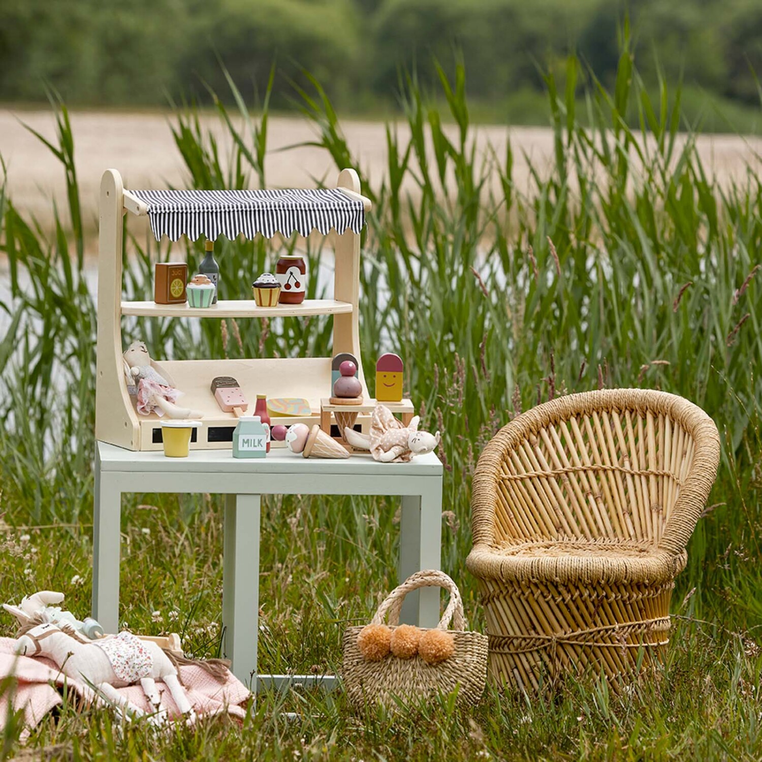 Set Hasham Kids Madera Multicolor Multicolor — Divino