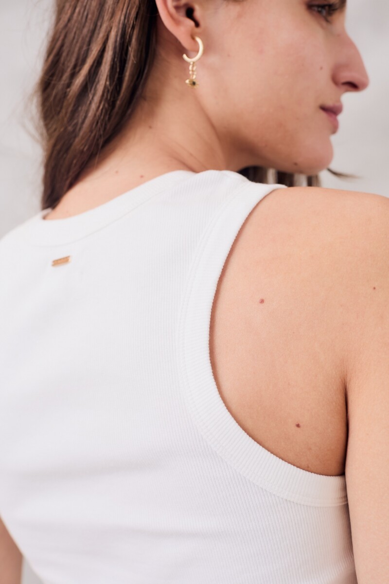 Musculosa Algodón Ribb - Crudo — Lemon