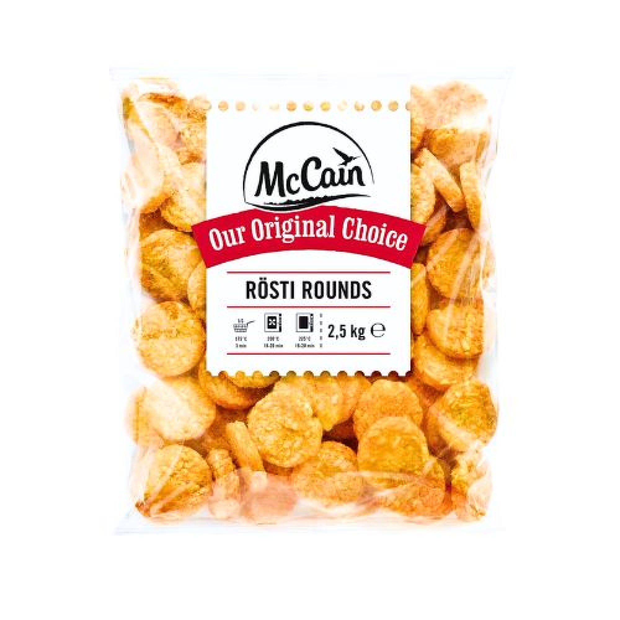 Papas Rosti McCain - 2,5 kg — CONGELADOS.COM.UY