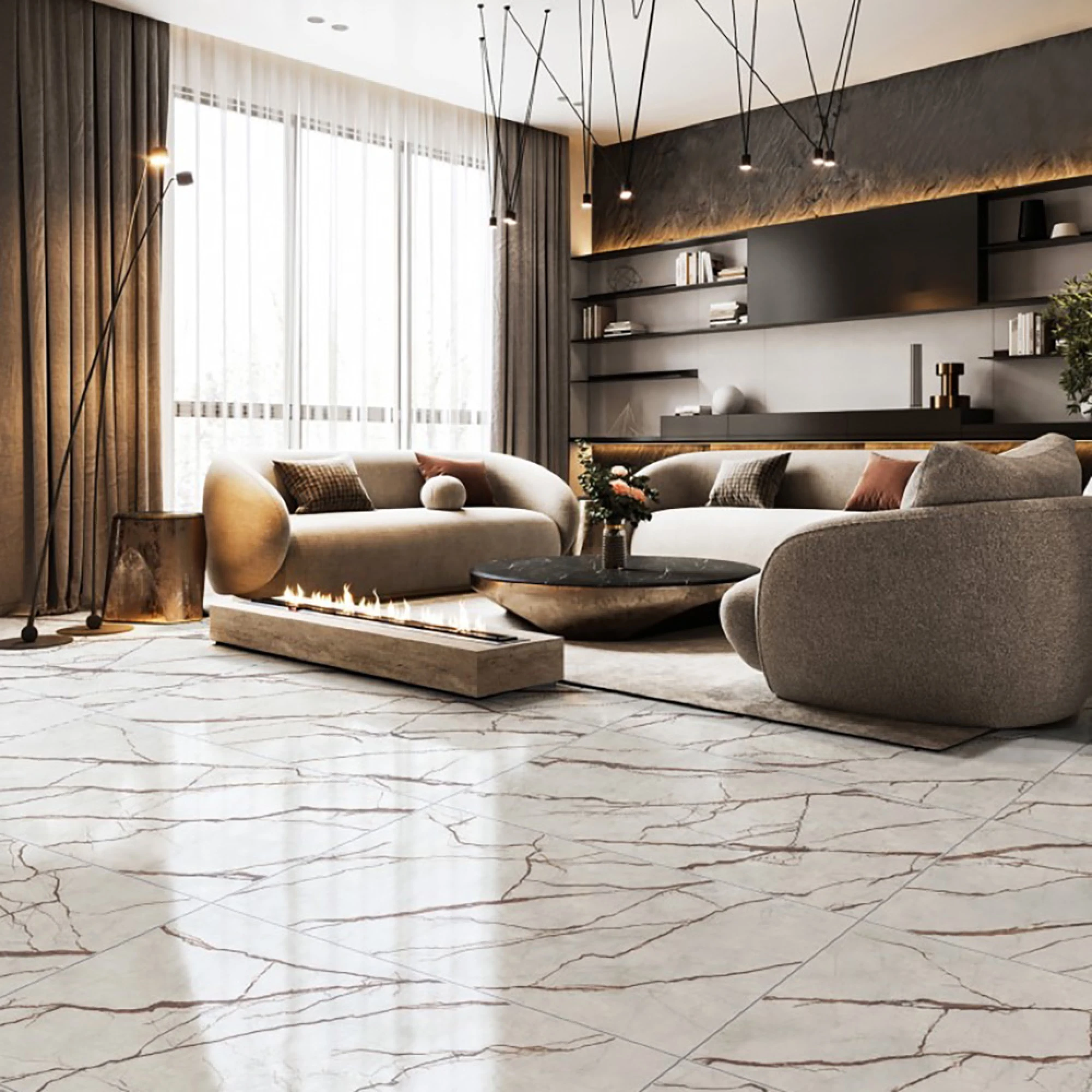 Cerámica Gold River 60x120 Cm Rectificada- Karina — Castro