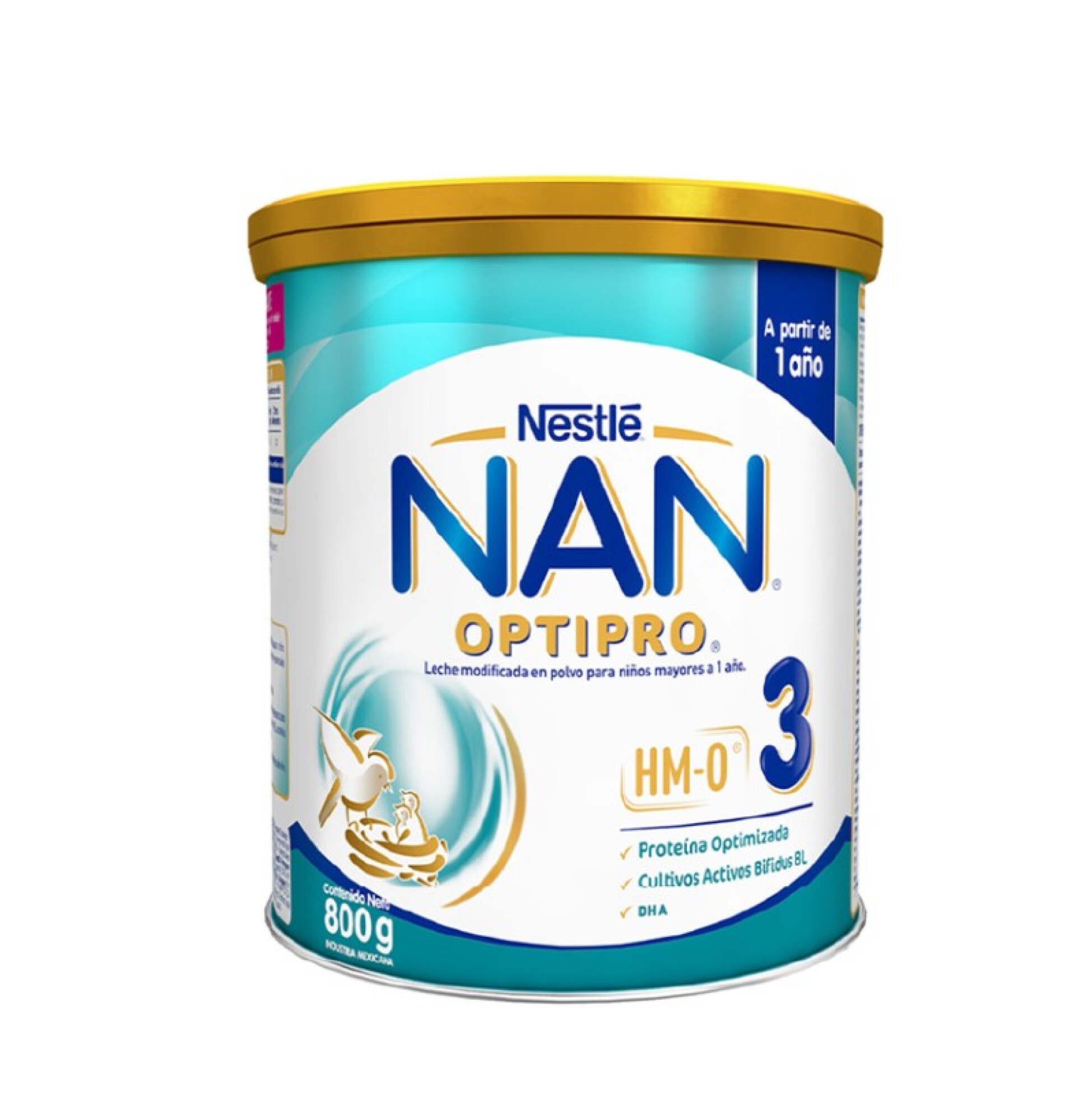 NAN Opti Pro Hmo 3 800g — San Roque