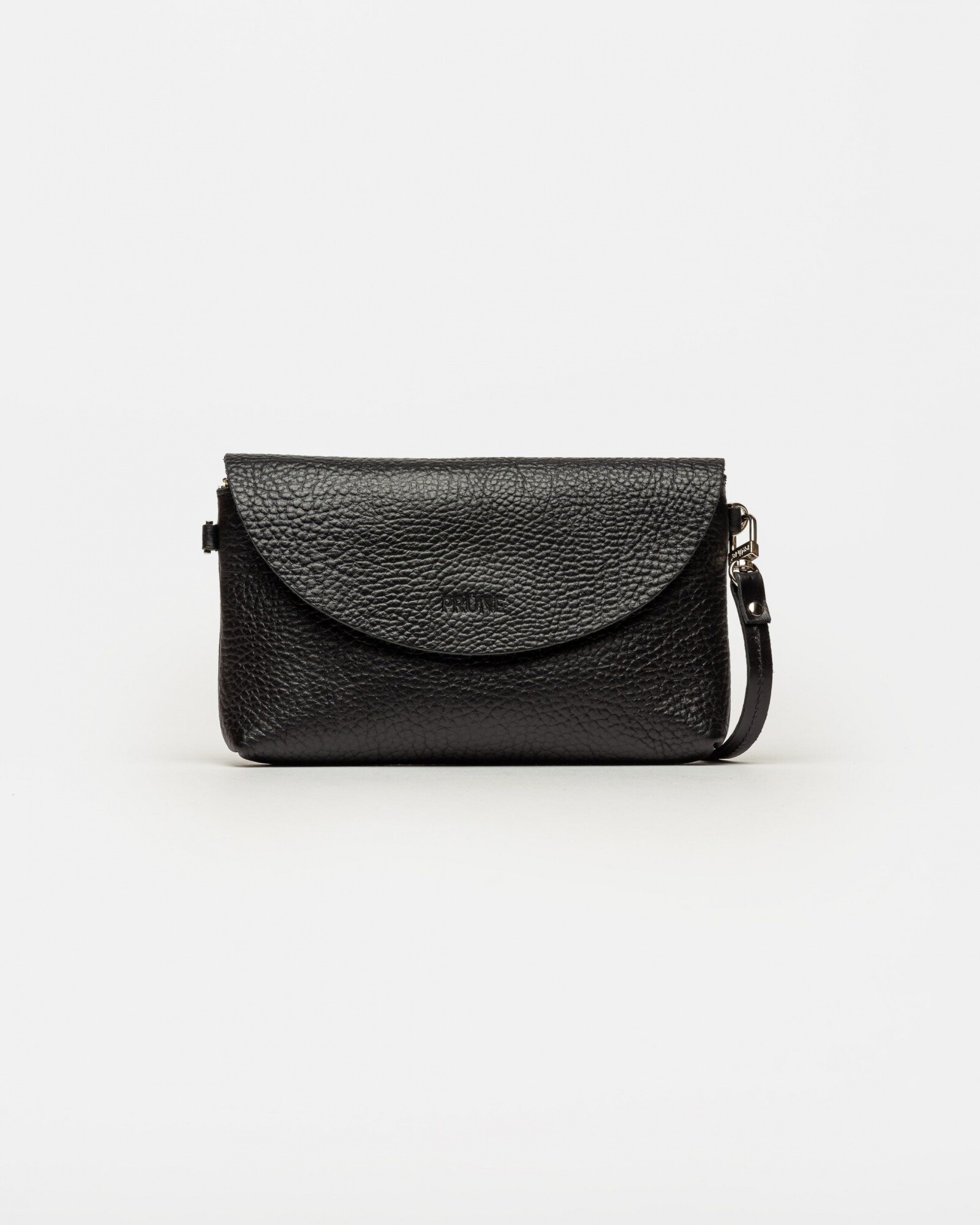 Mini bag Viena en cuero graneado - Negro — Prüne
