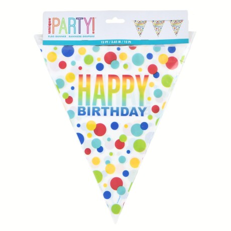 Guirnalda banderines triangulares de nylon — El Clon