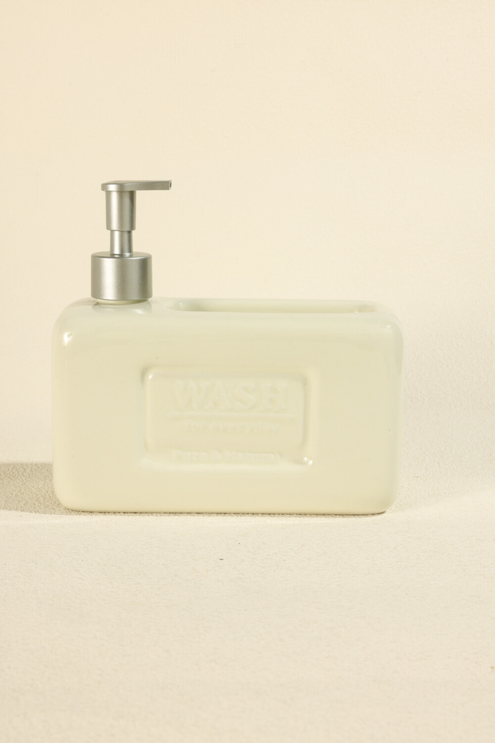 Dispensador Para Jabón Y Esponja - Color Unico — Indian