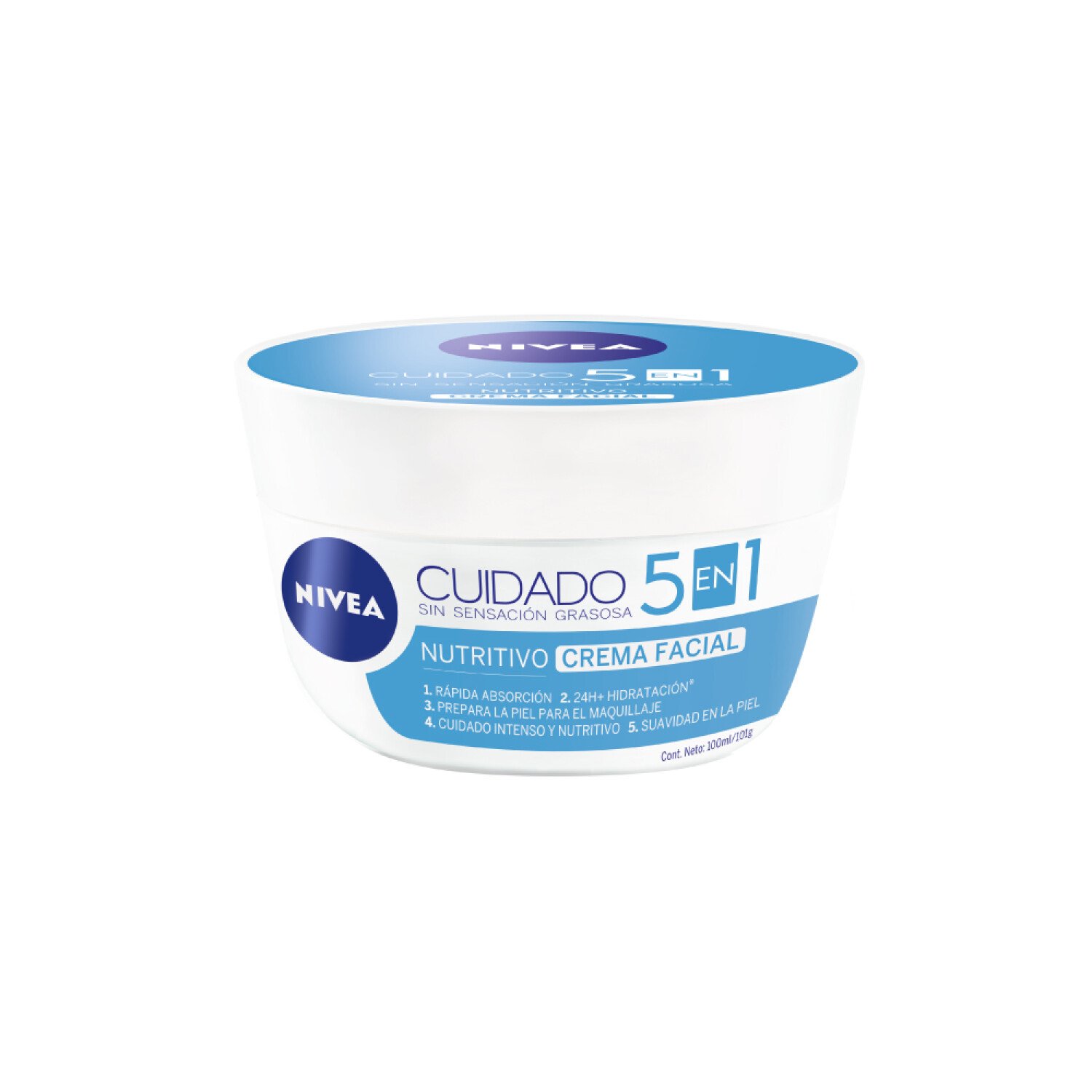 Crema Facial Nivea Cuidado Nutritivo 100ml — San Roque