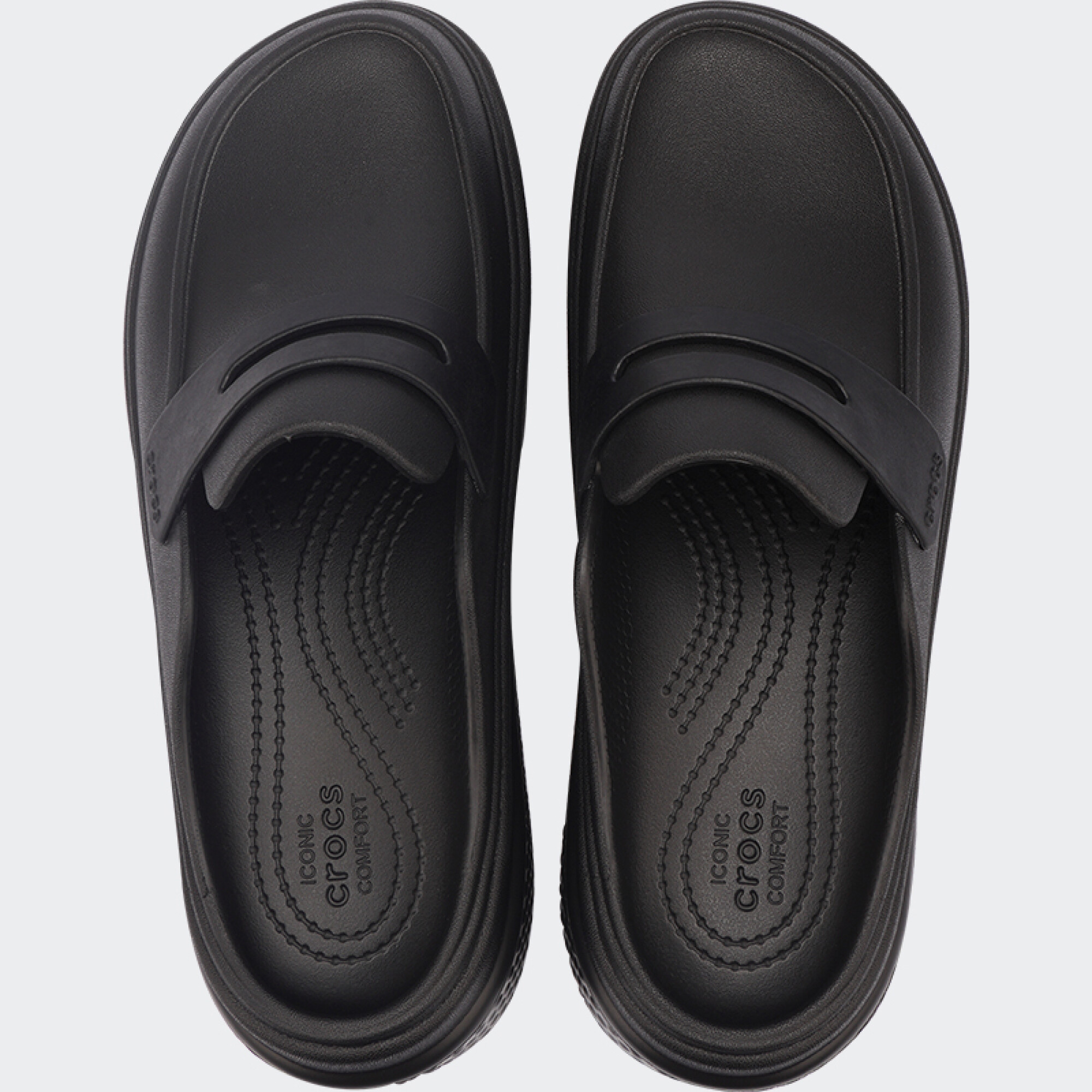 Crocs Stomp Loafer - Negro — Inbox