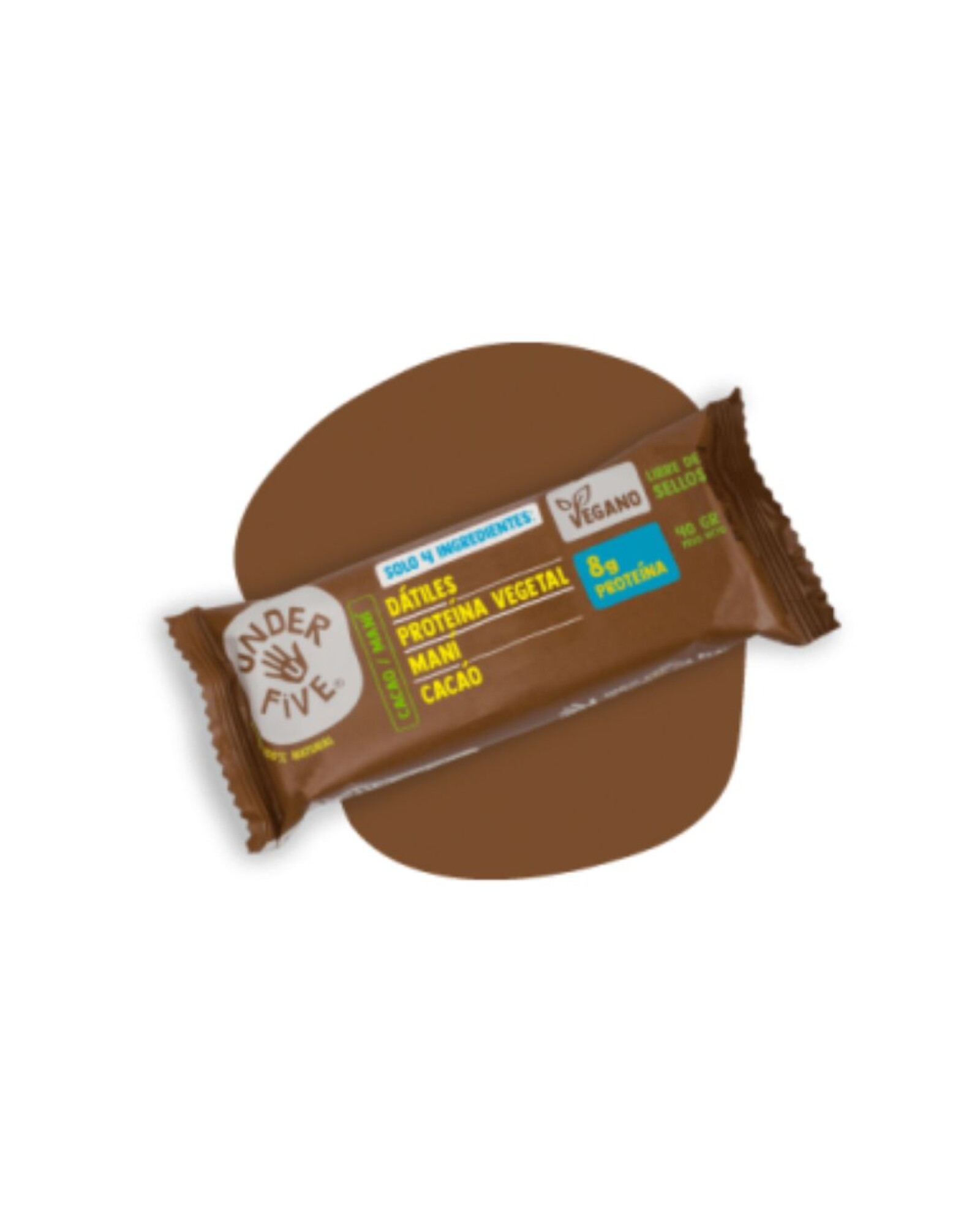 Barras De Proteína 45g Kit x12 Underfive - Sabor Cacao y Maní — Wikimúsculos