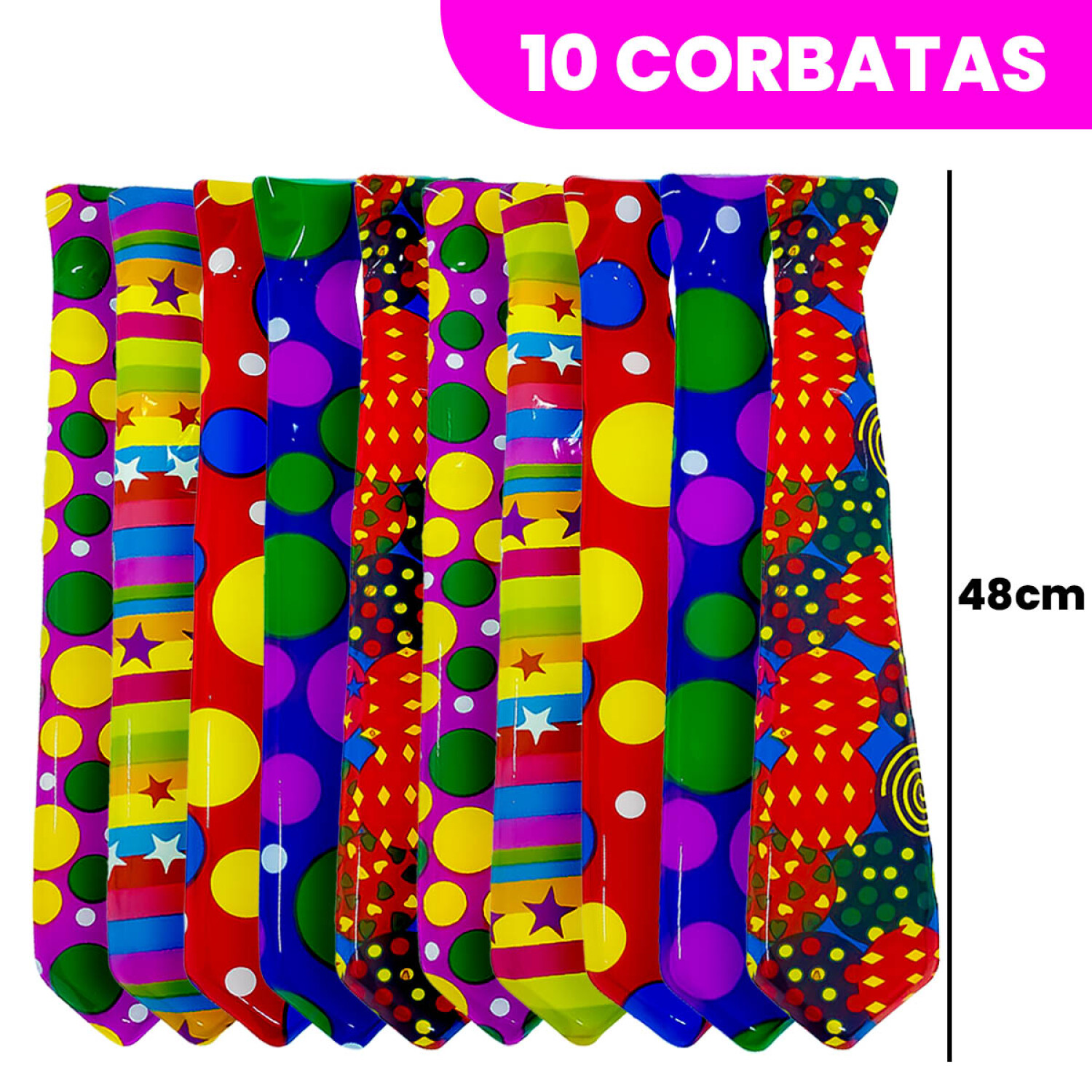 Set Cotillón N2 Luminoso Led 50pcs P/ Fiestas Eventos — El Rey del ...