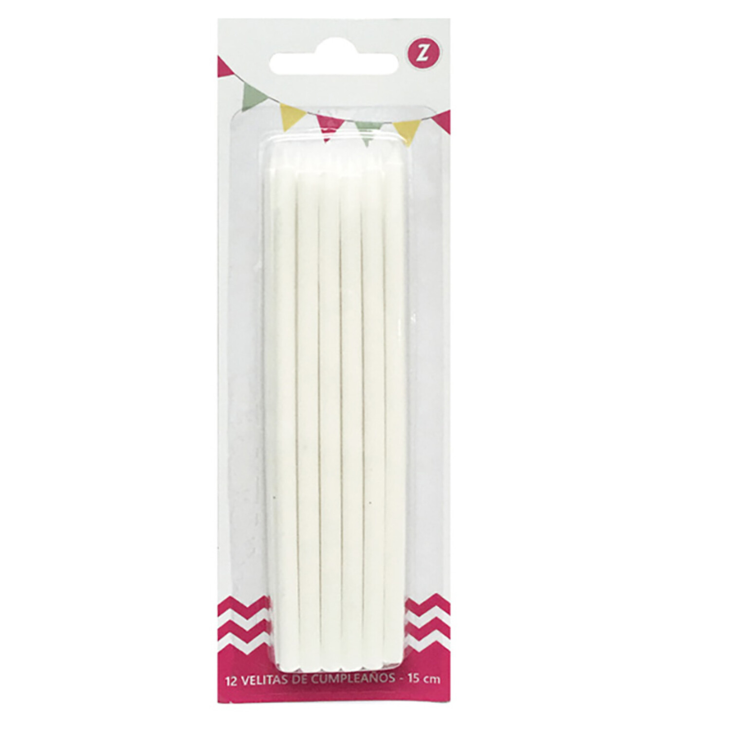 Velita 15 cm Blanca x12 — Zanetti