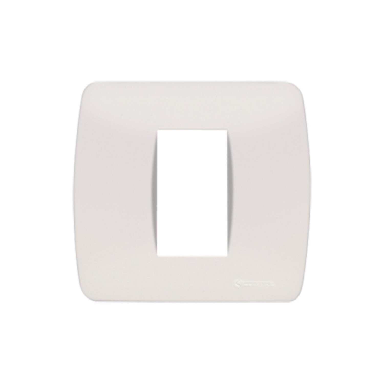 Plaqueta 2X2" p/1 módulo blanco - Loft - C57002 — Fivisa