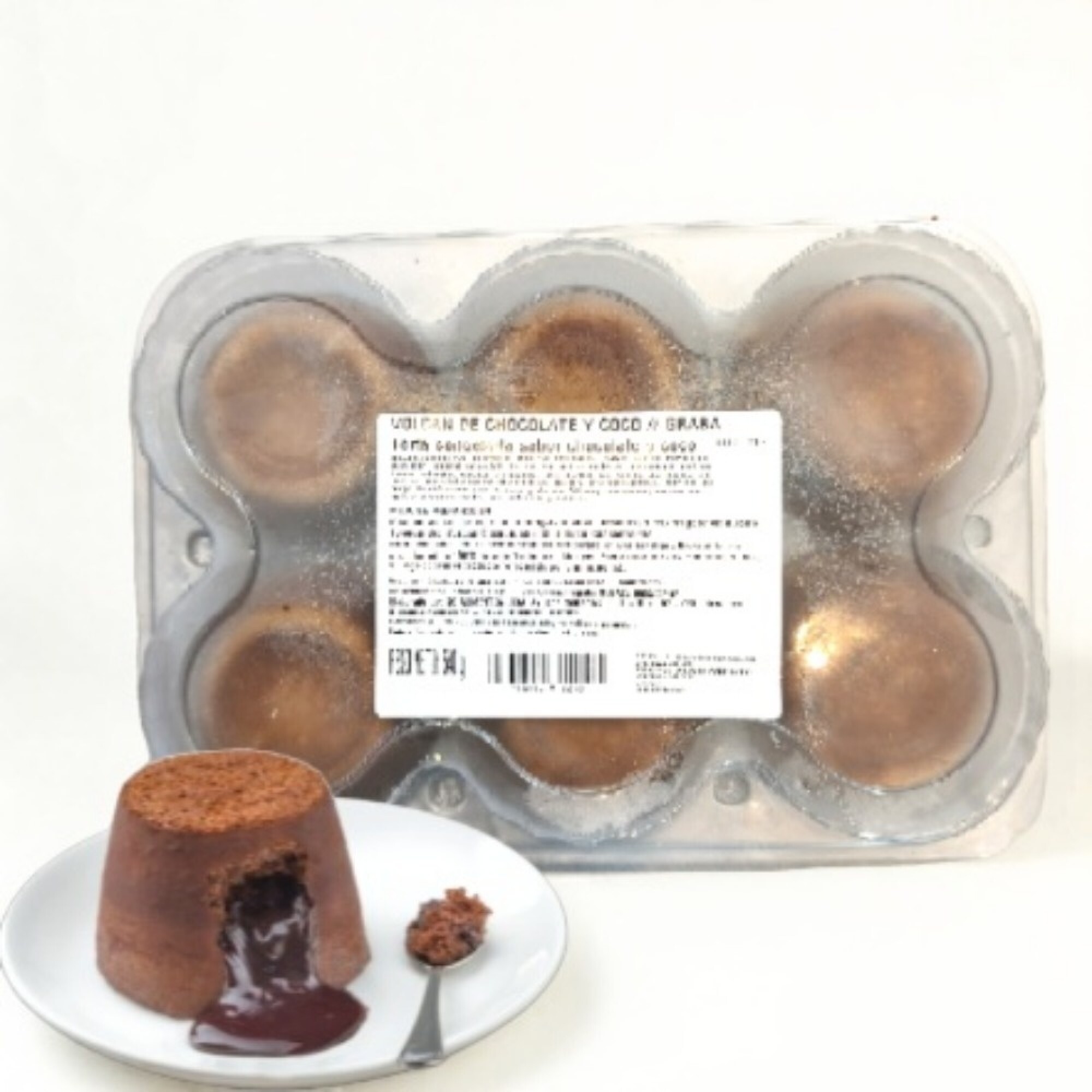 Volcan Chocolate Y Coco 6 Unid — Marmatu