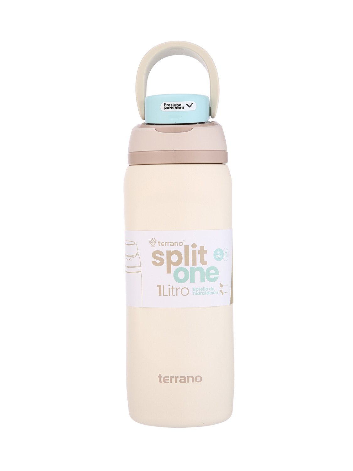 BOTELLA TERMICA SPLIT ONE POP UP 1LT. - Gris — Terrano