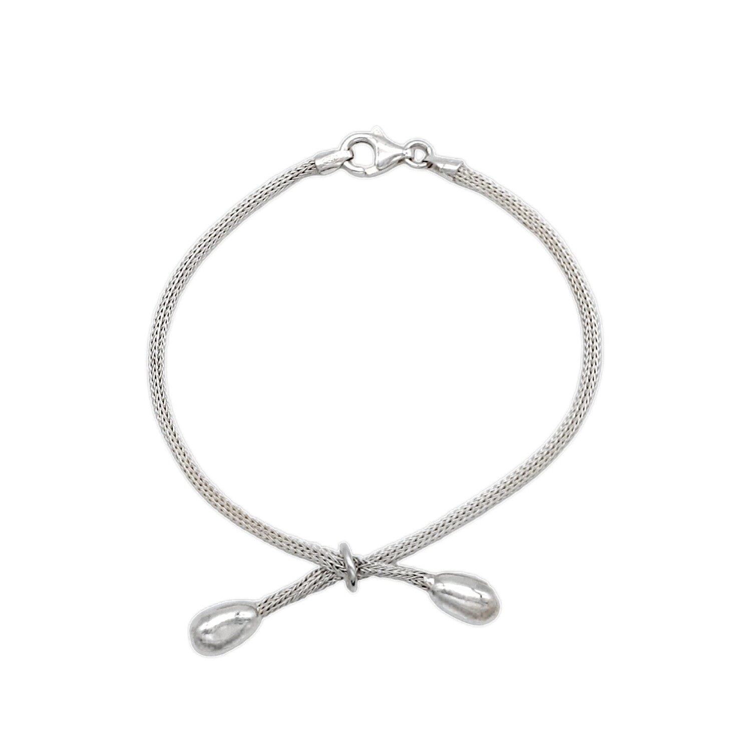 Pulsera Cordón-Plata 925-Sin Piedra-PU3352 - sinpiedra — Mamba Negra