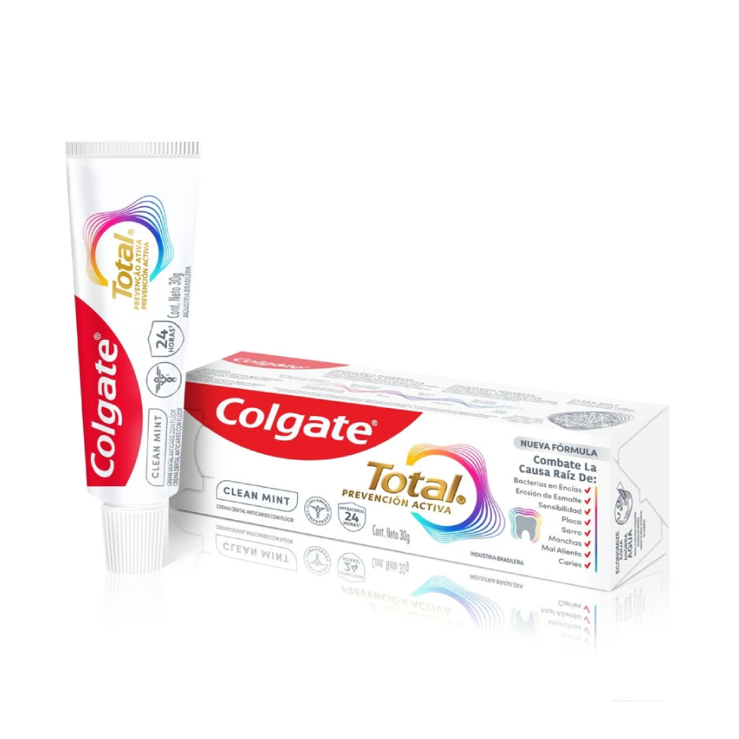 Pasta Dental Colgate Total Clean Mint 30g — San Roque