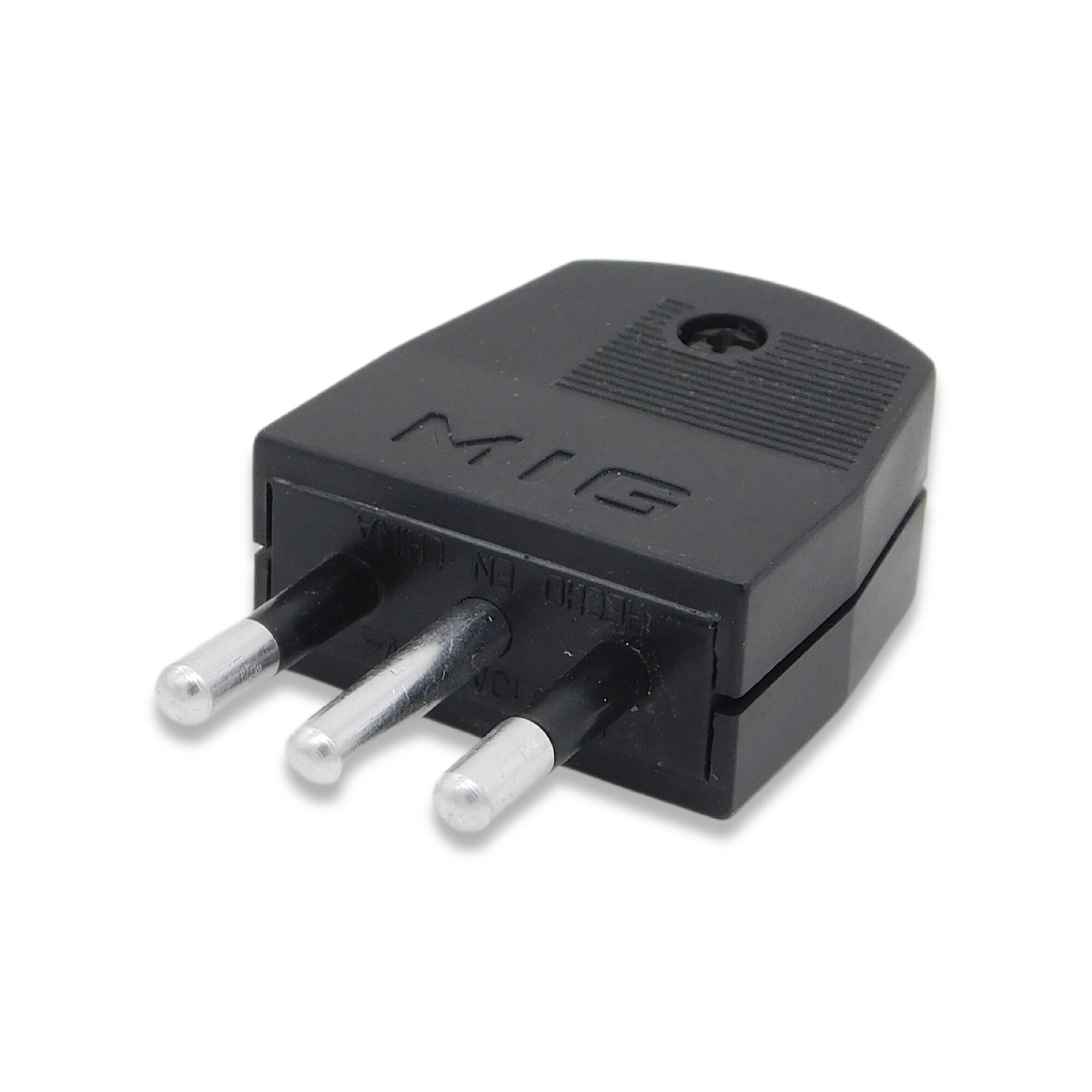 Ficha macho "MIG" pol modular 1293 Negro — Multi Soluciones