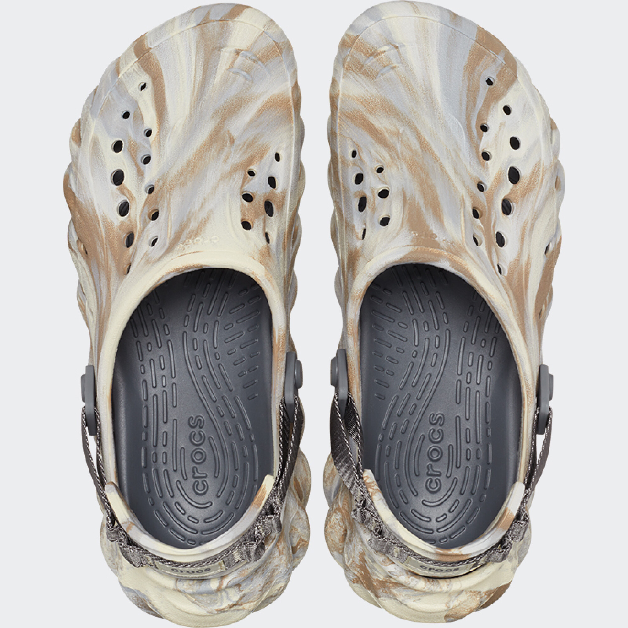 Crocs Echo Clog Marbled - Gris — Inbox