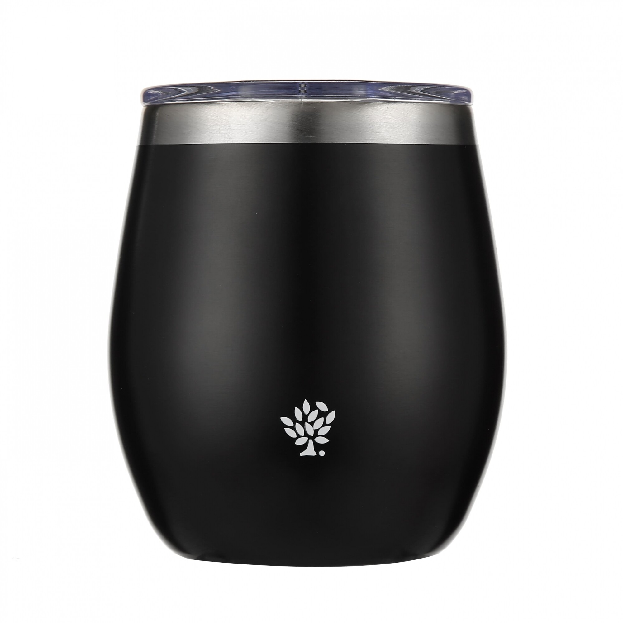 Mate Acero Inox. con Tapa - Negro Metalizado — Terrano