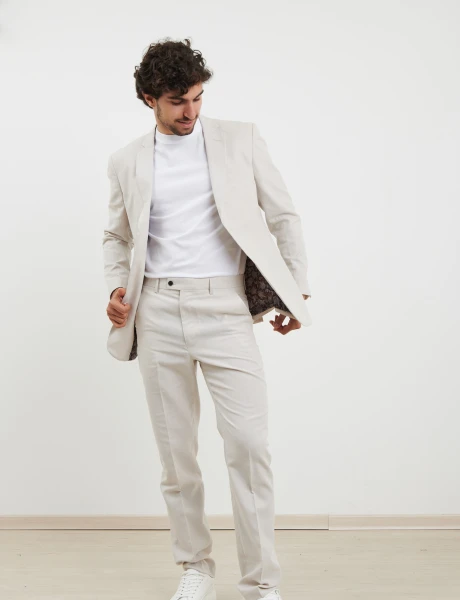 SACO HARRINGTON LABEL - Beige — Harrington