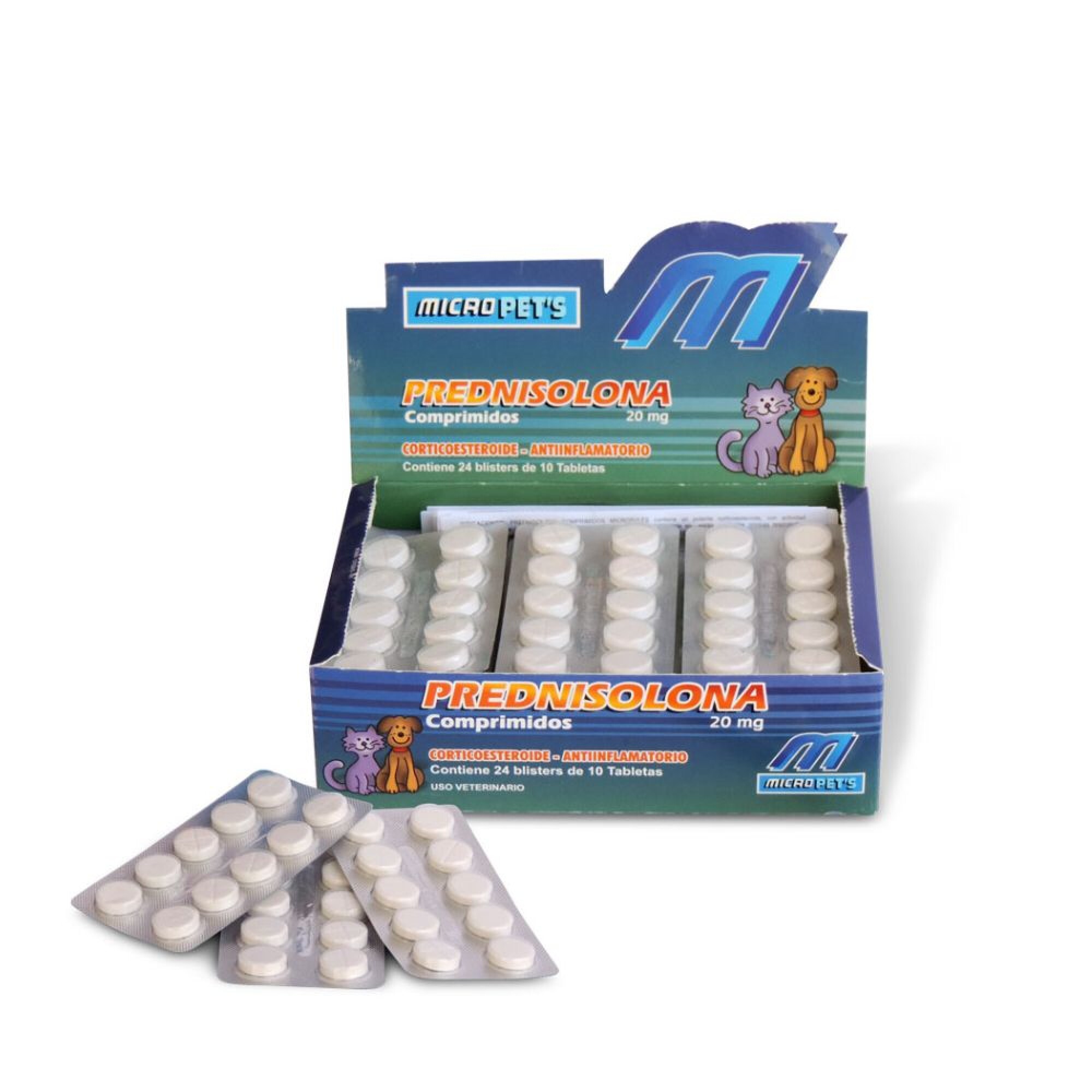 Prednisolona 20 Mg x Ud. Microsules — Pet+