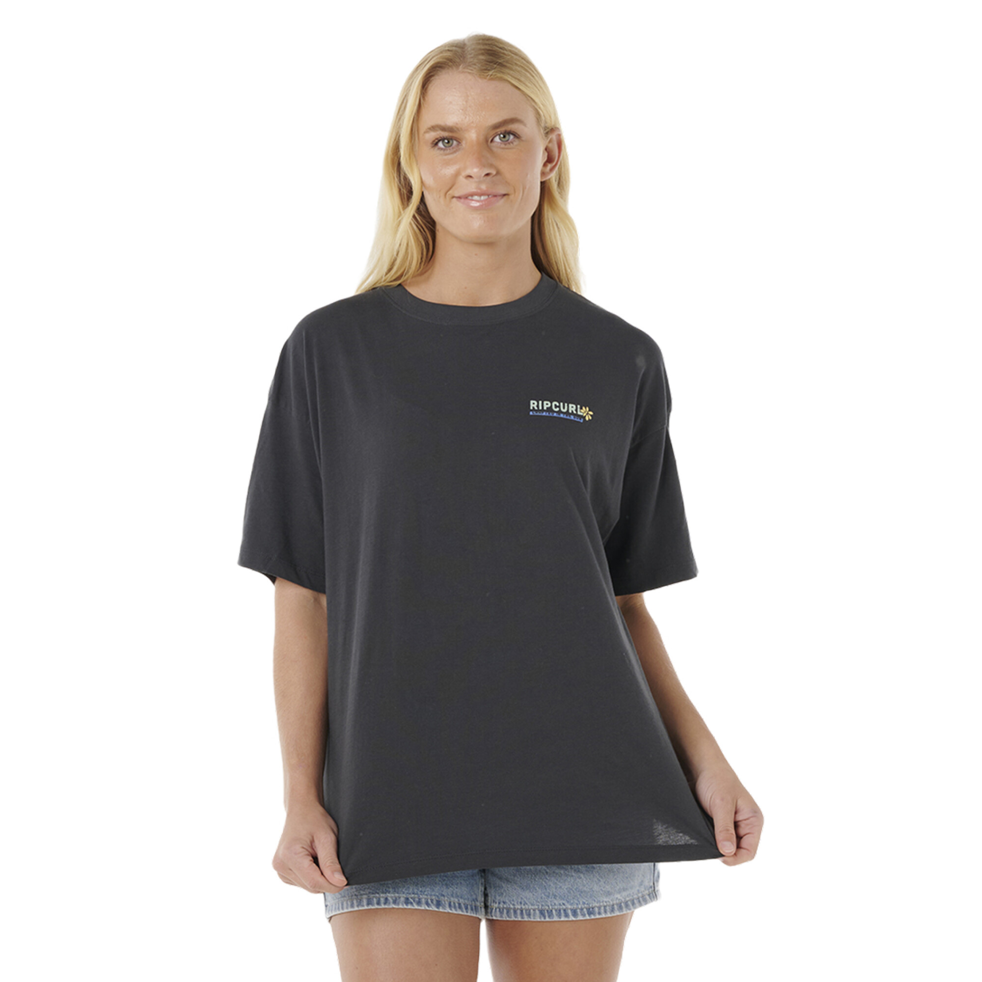 Remera Rip Curl Summer Heritage Tee - Negro — La Isla