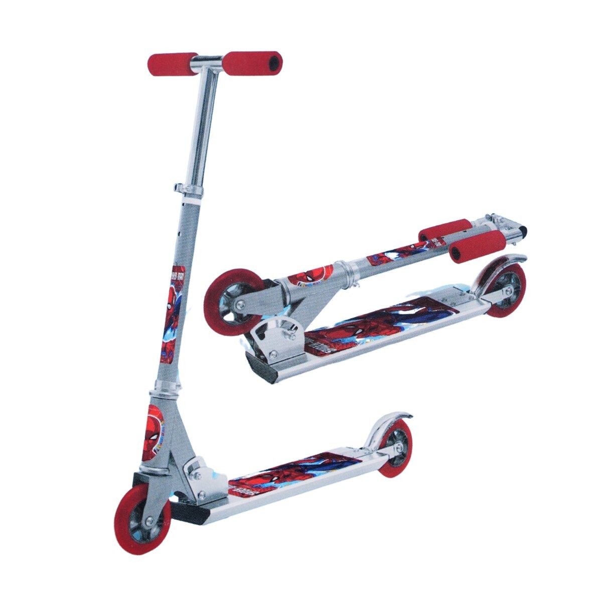 Monopatin Spiderman plegable — El Clon