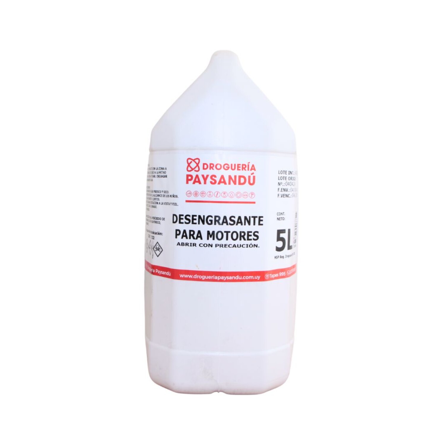 Desengrasante para Motores - 5 L — Droguería Paysandú
