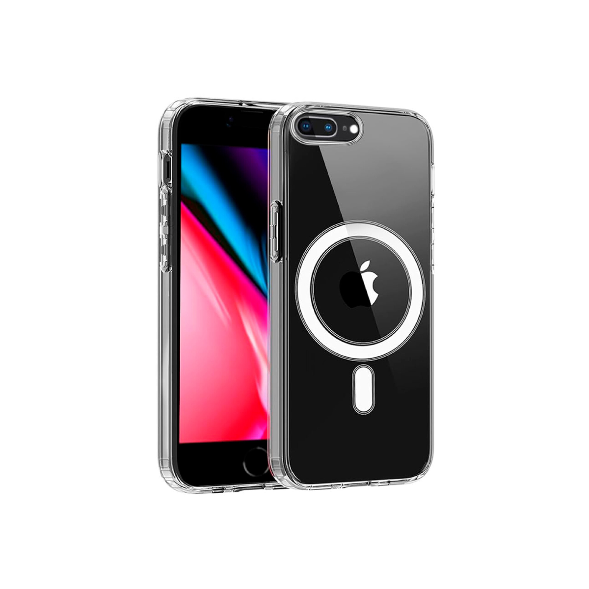 Protector rígido para iPhone 7/8 Plus transparente con MagSafe ...