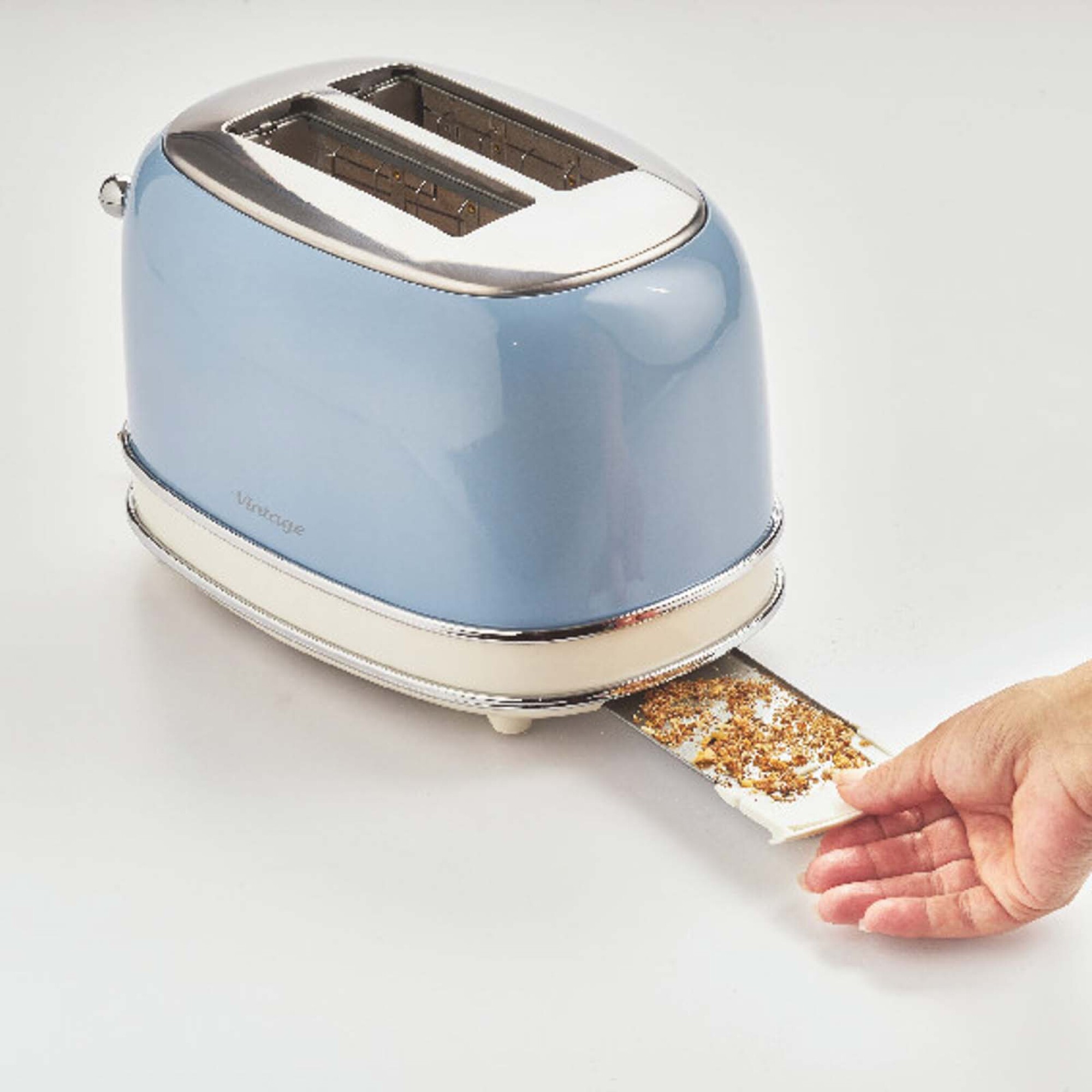 Tostadora Vintage 810-w Azul 155 Ariete, Azul — Divino