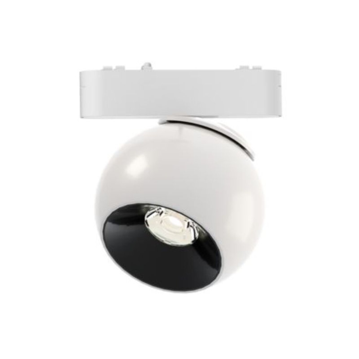 SPOT MAGNETICO SEMI ESFERA 12W 3000K 24º BLANCO — Luminotecnia