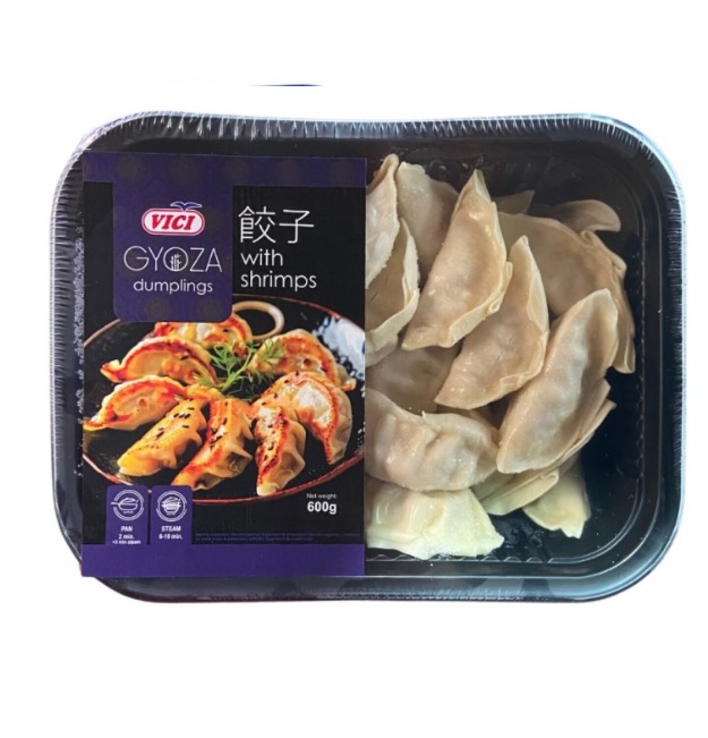 GYOZA DUMPLING CAMARON 600G VICI +SOLO PDE O WEB+ — Hola Congelados