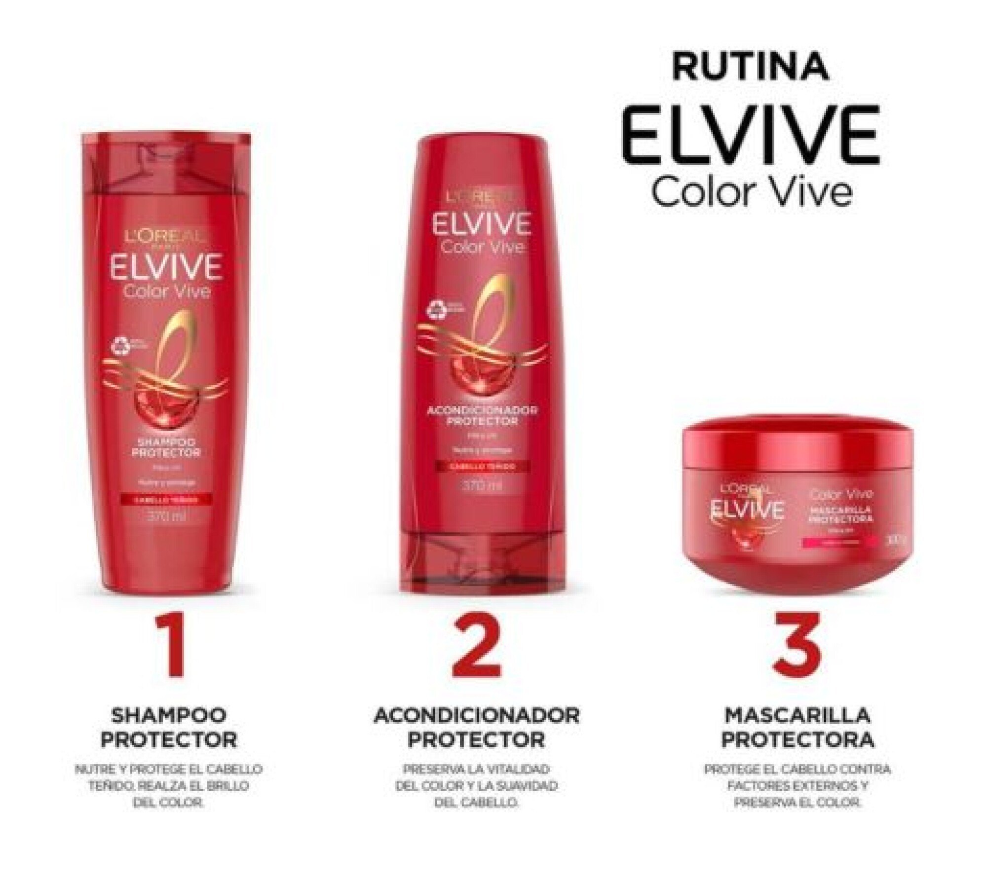 Elvive Shampoo Color-Vive 370ml — Farmaglam