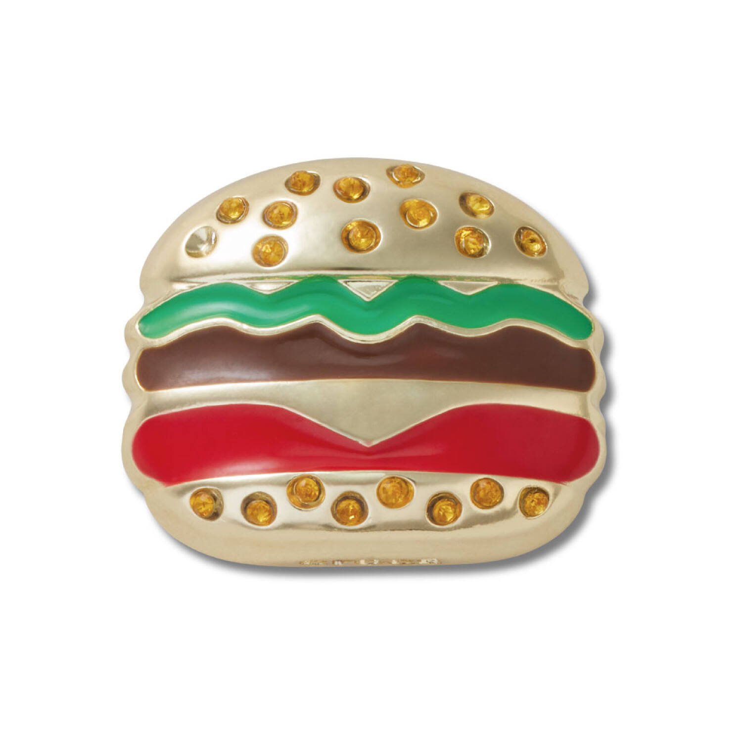 Jibbitz Gold Burger — Crocs