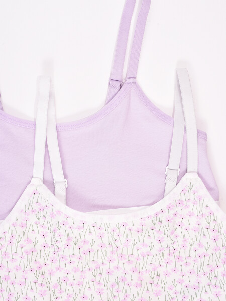 TOP TEEN PACK X 2 - LILA — Guapa - Paprika