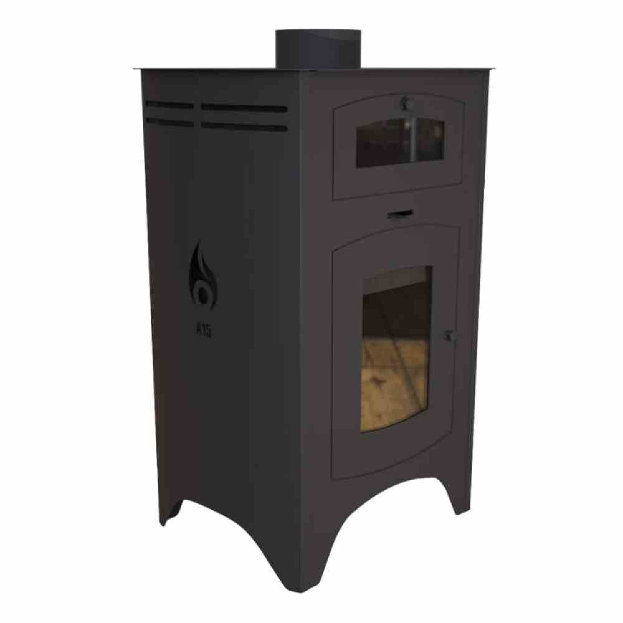 Calefactor a leña Tromen AUSTRAL A15 con horno 15.000 kCal/H — Magic Center