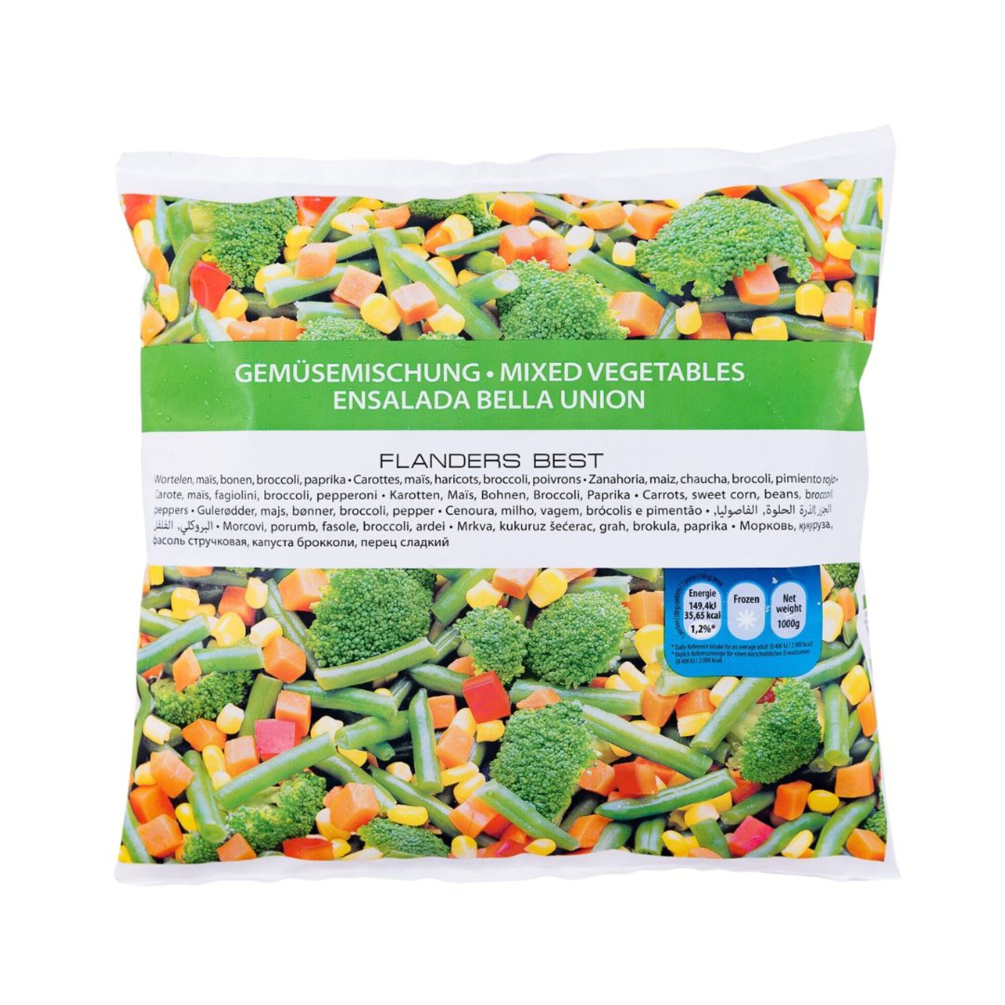 Ensalada Bella Mix Flanders - 1 kg — CONGELADOS.COM.UY