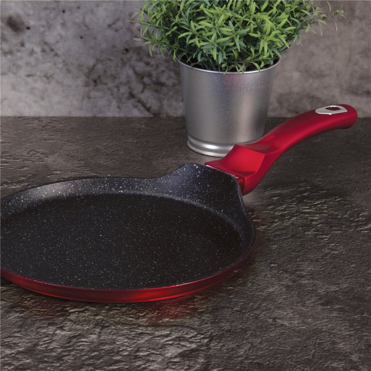 PANQUEQUERA D25CM ALUM FORJADO ROJO BERLINGER — Deco Hogar