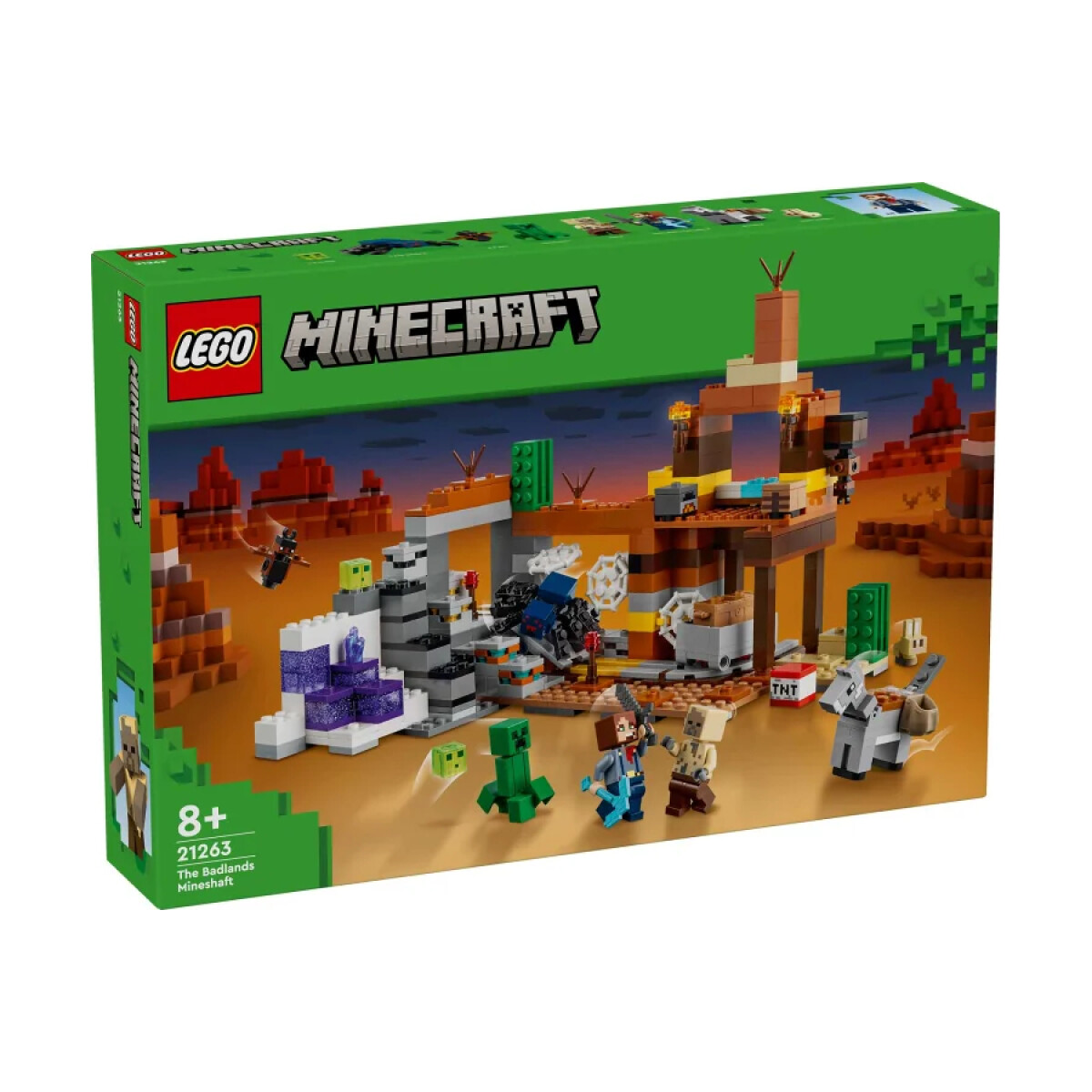 Lego Minecraft The Badlands Mineshaft - 538 piezas — X Uruguay