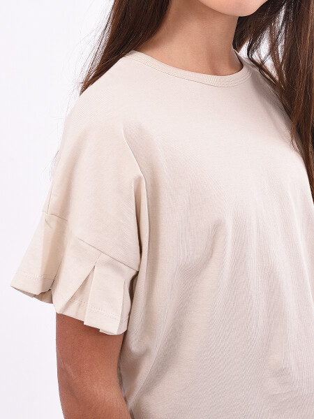 REMERA ROMI - BEIGE CLARO — Guapa