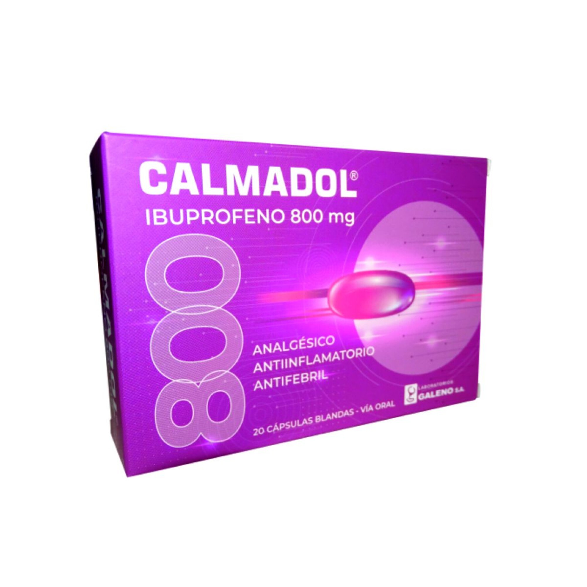 CALMADOL 800 CJ X 20 CAPS. BLANDAS — Farmacenter